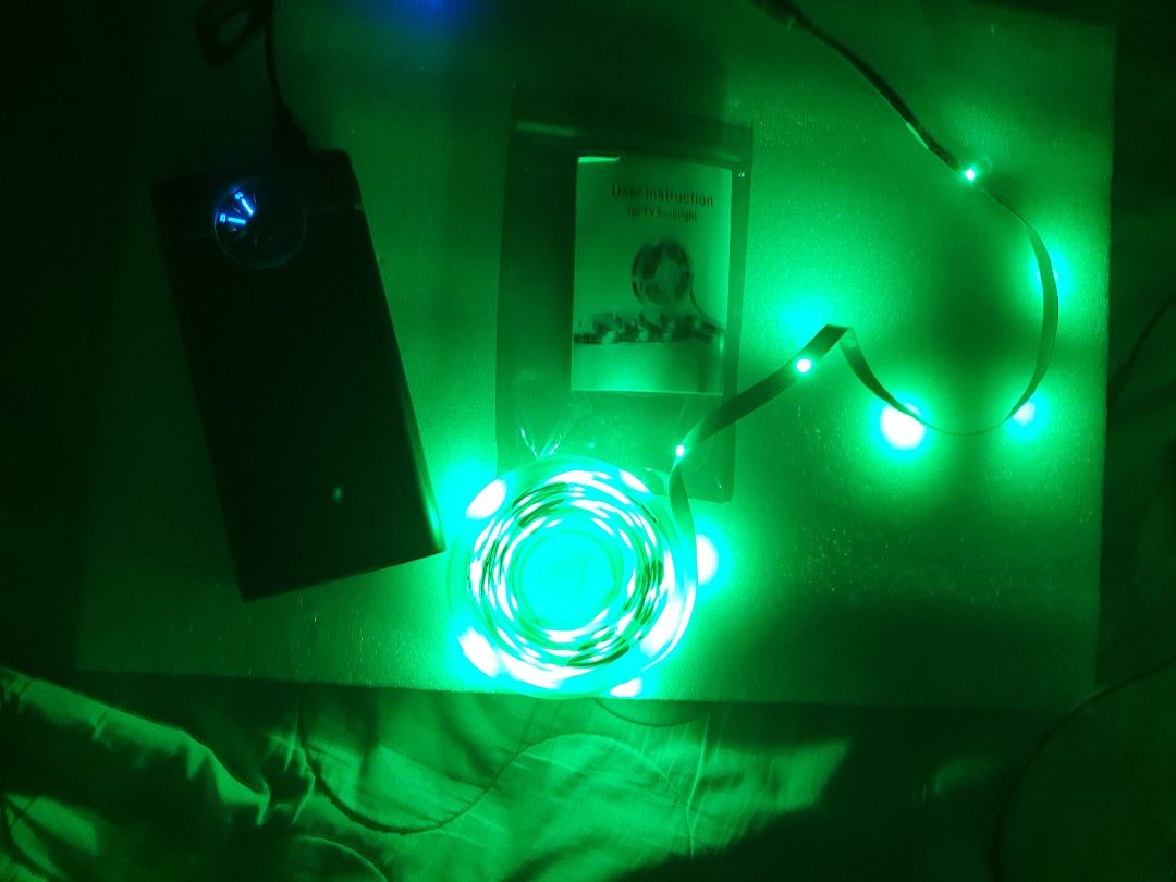 Music sensor led strip light led strip light complete set plug and play ...