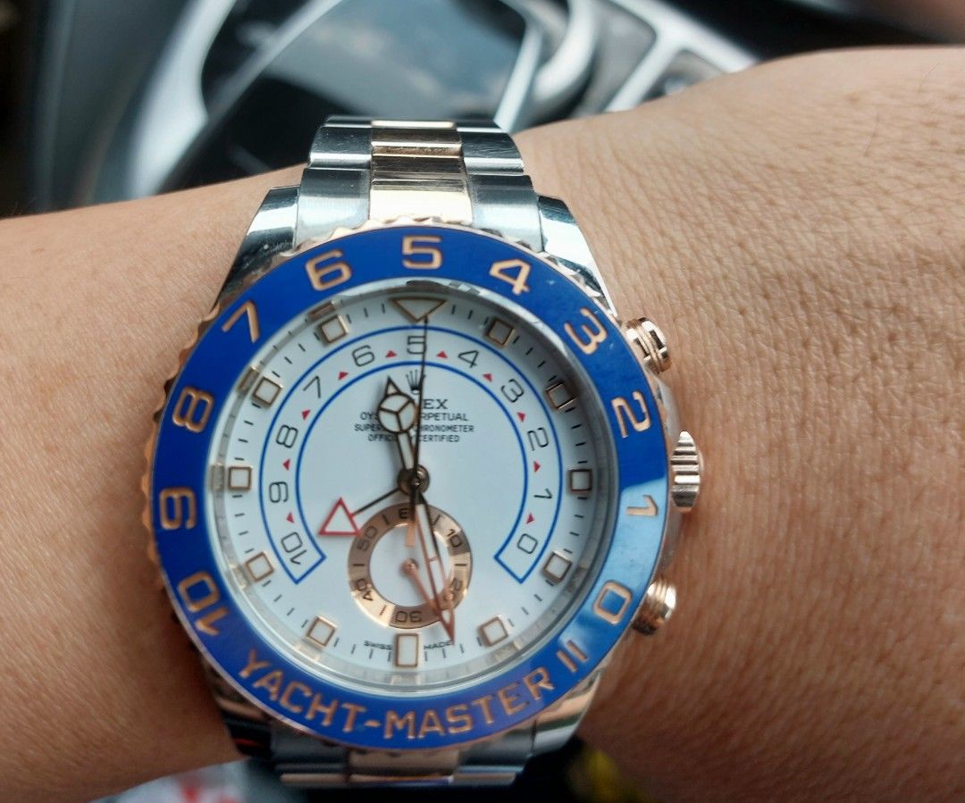 Rolex Yachmaster 2 , ym2, 2 tone, rose gold on Carousell