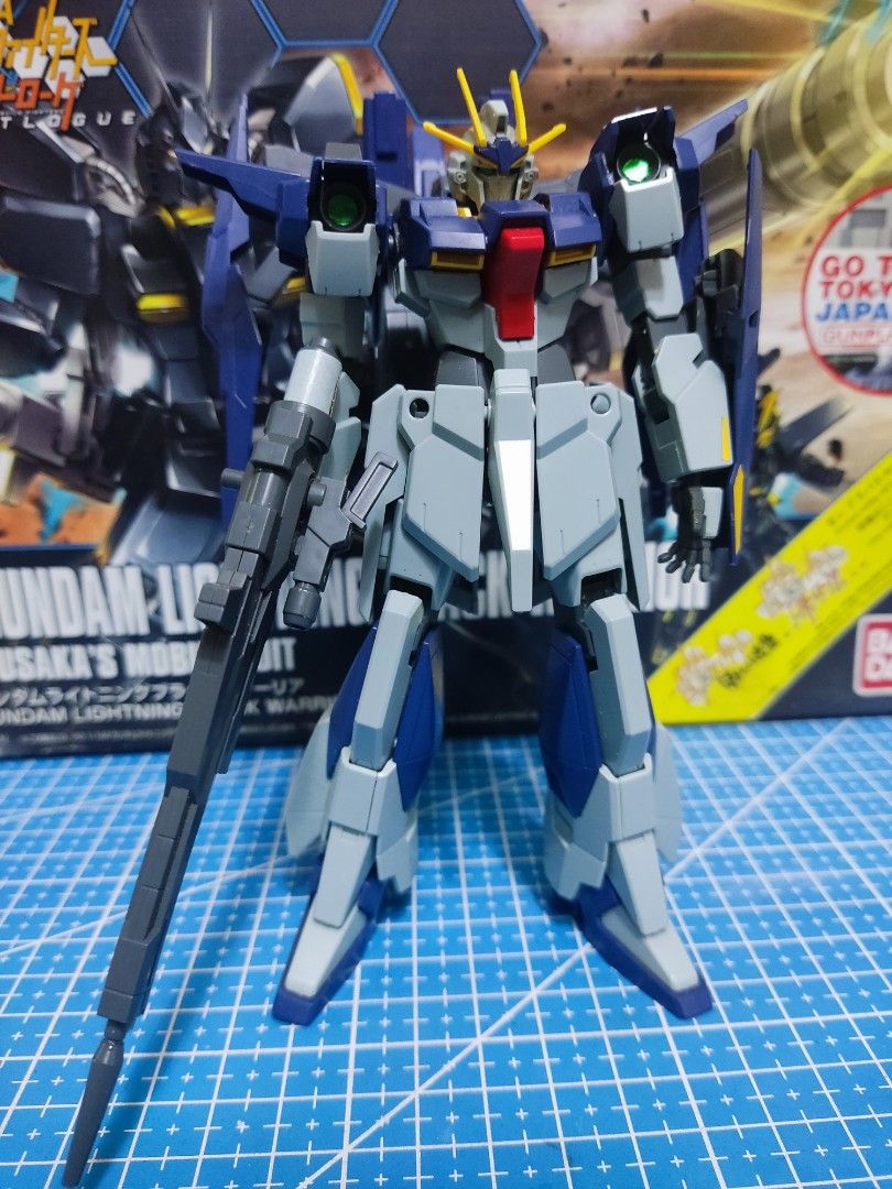 RUSH!!! GUNDAM HGBF 1/144 LIGHTNING GUNDAM W/ GUNDAM MK II BACKPACK, Hobbies & Toys, Toys ...