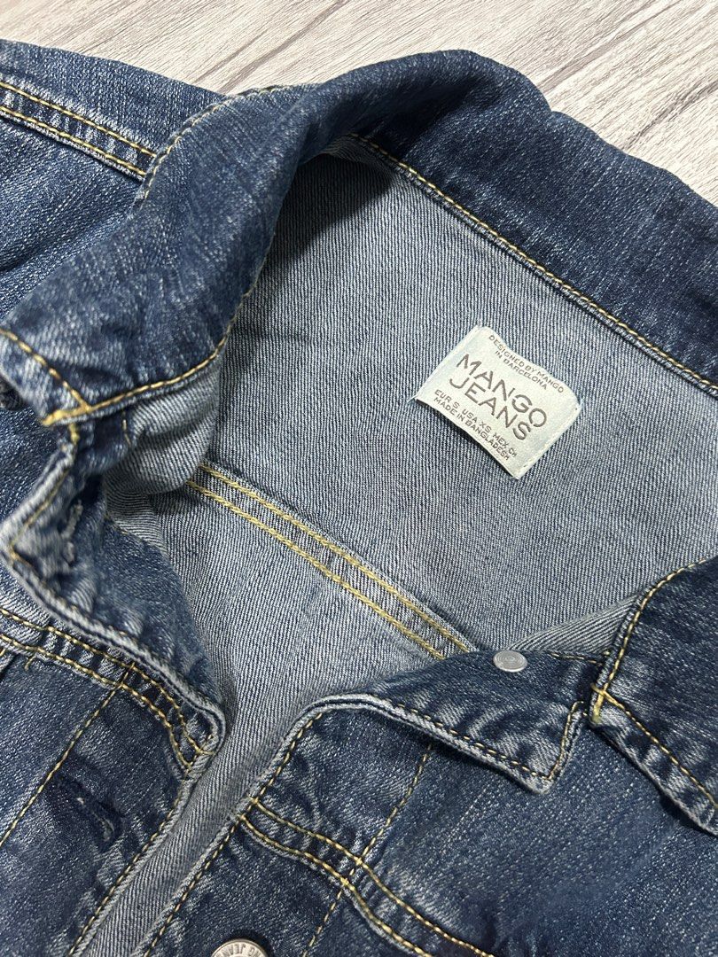 (S) MNG vintage denim jacket, Women's Fashion, Coats, Jackets and Outerwear on Carousell