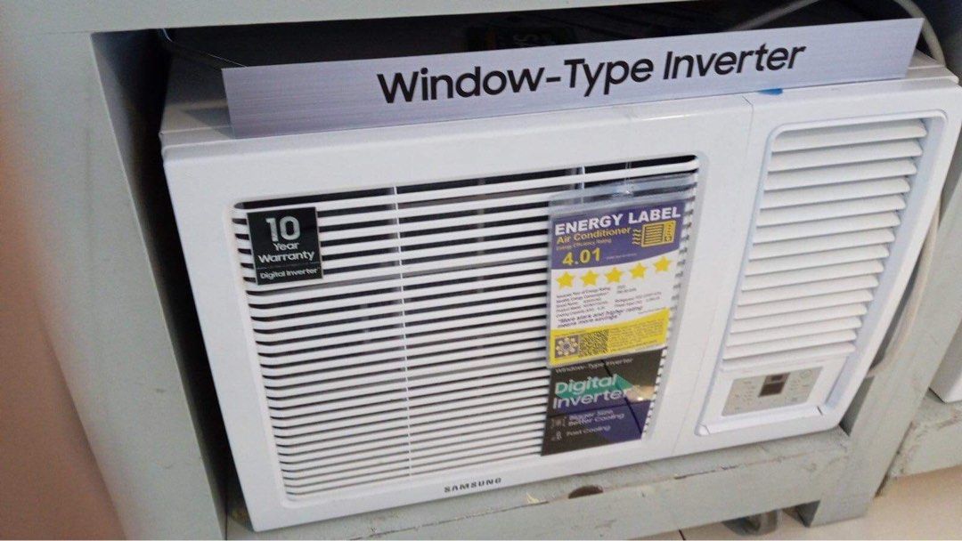 SAMSUNG WINDOW TYPE INVERTER AIRCON, TV & Home Appliances, Air ...