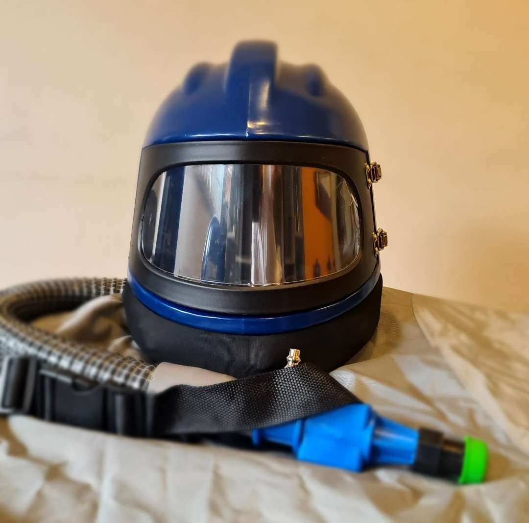 Sandblasting Helmet, Commercial & Industrial, Industrial Equipment on ...