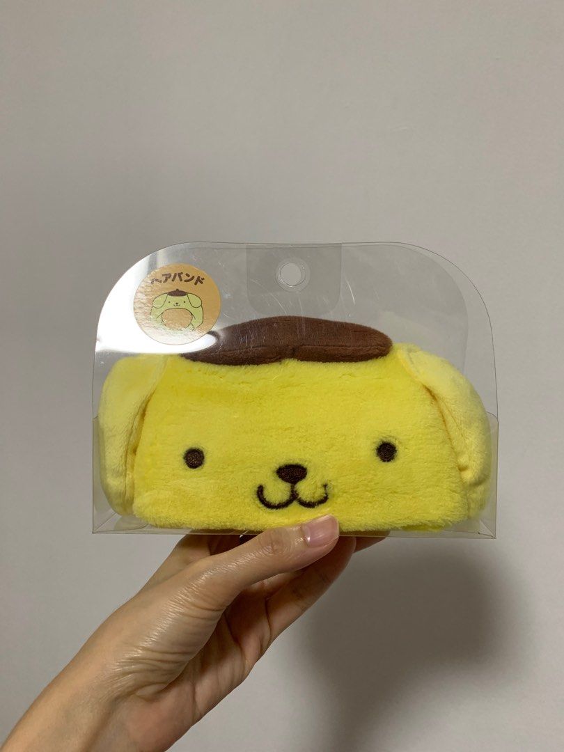 Sanrio Authentic Pompompurin Plush Headband, Women's Fashion, Watches ...