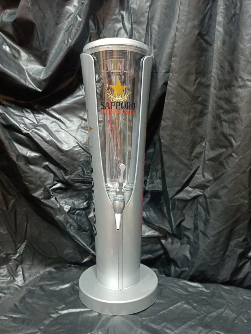 Sapporo Silver Beer Tower, Food & Drinks, Alcoholic Beverages on Carousell