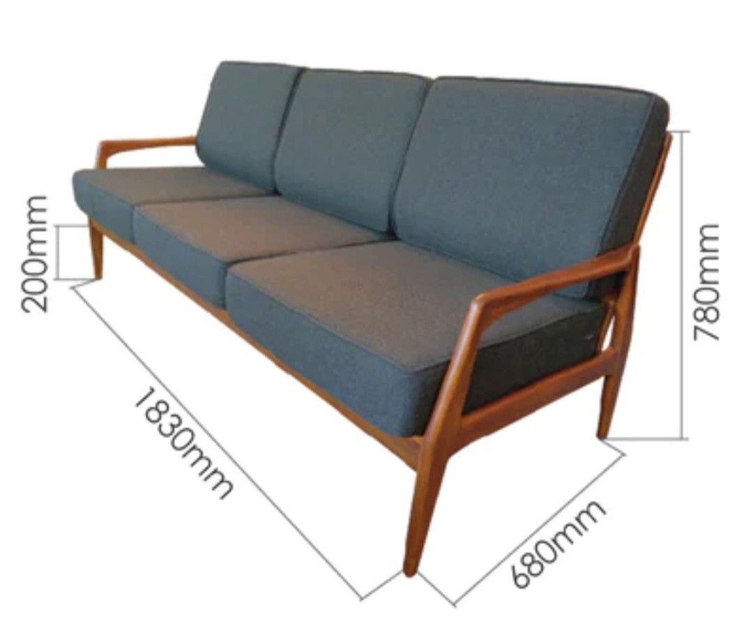 Scanteak Sprinkle sofa, Furniture & Home Living, Furniture, Sofas on ...