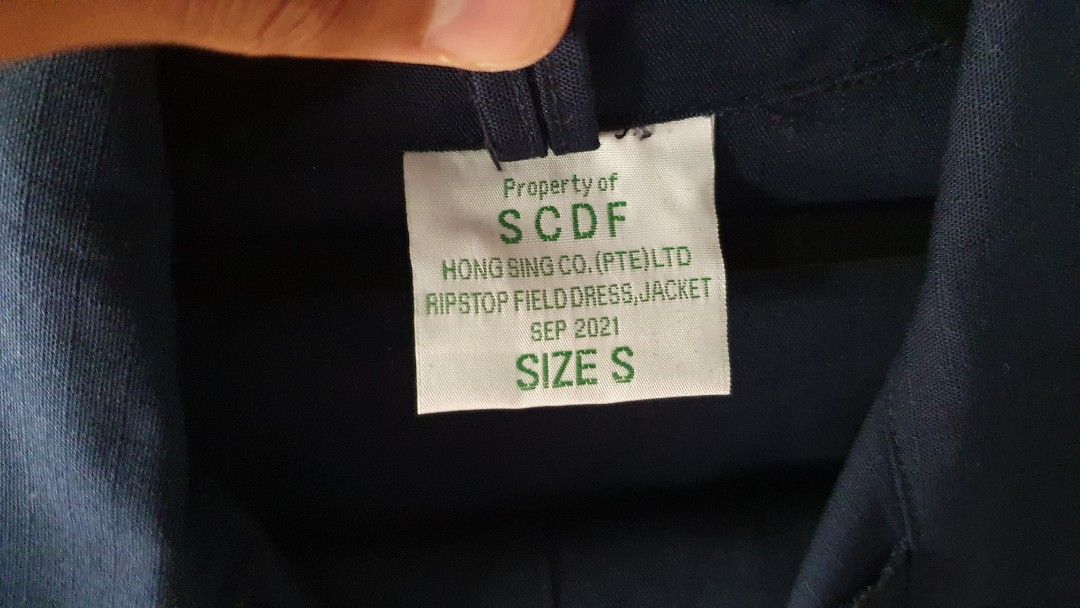SCDF Ripstop Field Dress Jacket & Trousers, Men's Fashion, Tops & Sets ...