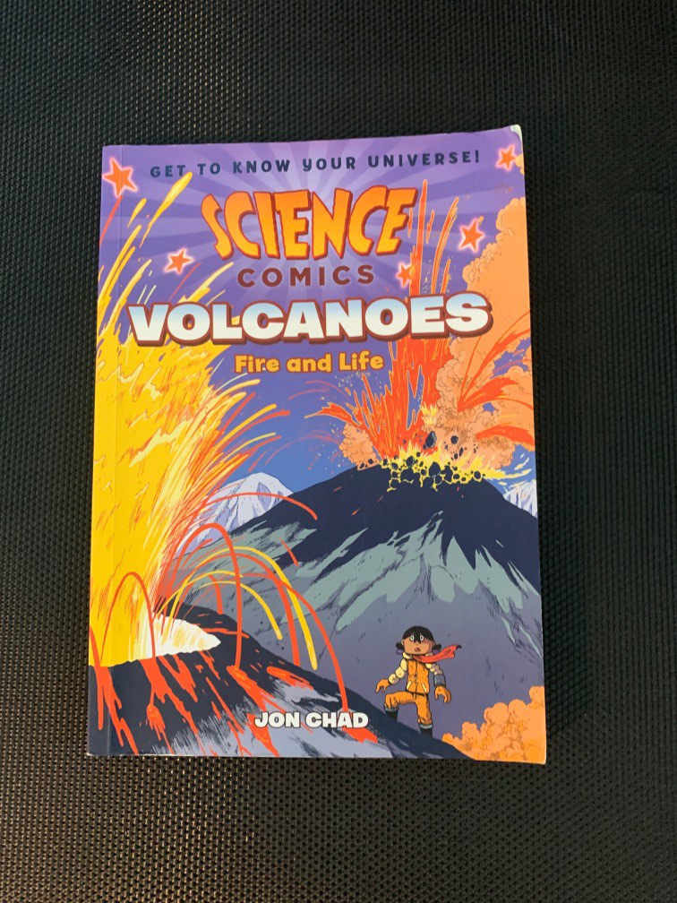 Science Comics-Volcanoes Fire and Life, 興趣及遊戲, 書本 & 文具, 漫畫 - Carousell
