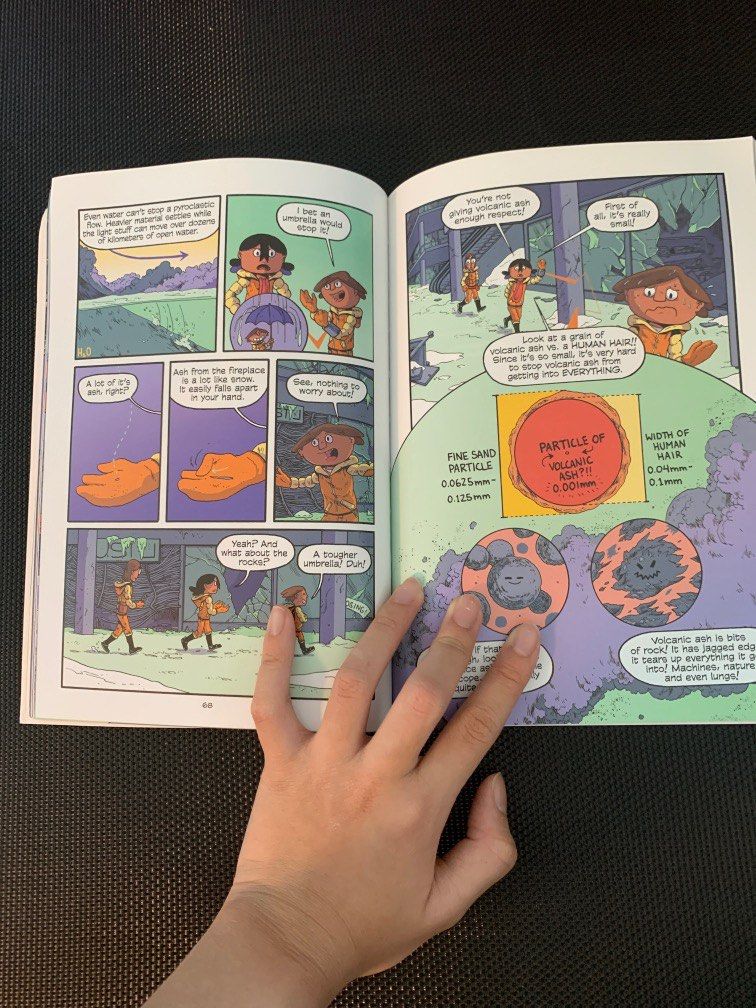 Science Comics-Volcanoes Fire and Life, 興趣及遊戲, 書本 & 文具, 漫畫 - Carousell