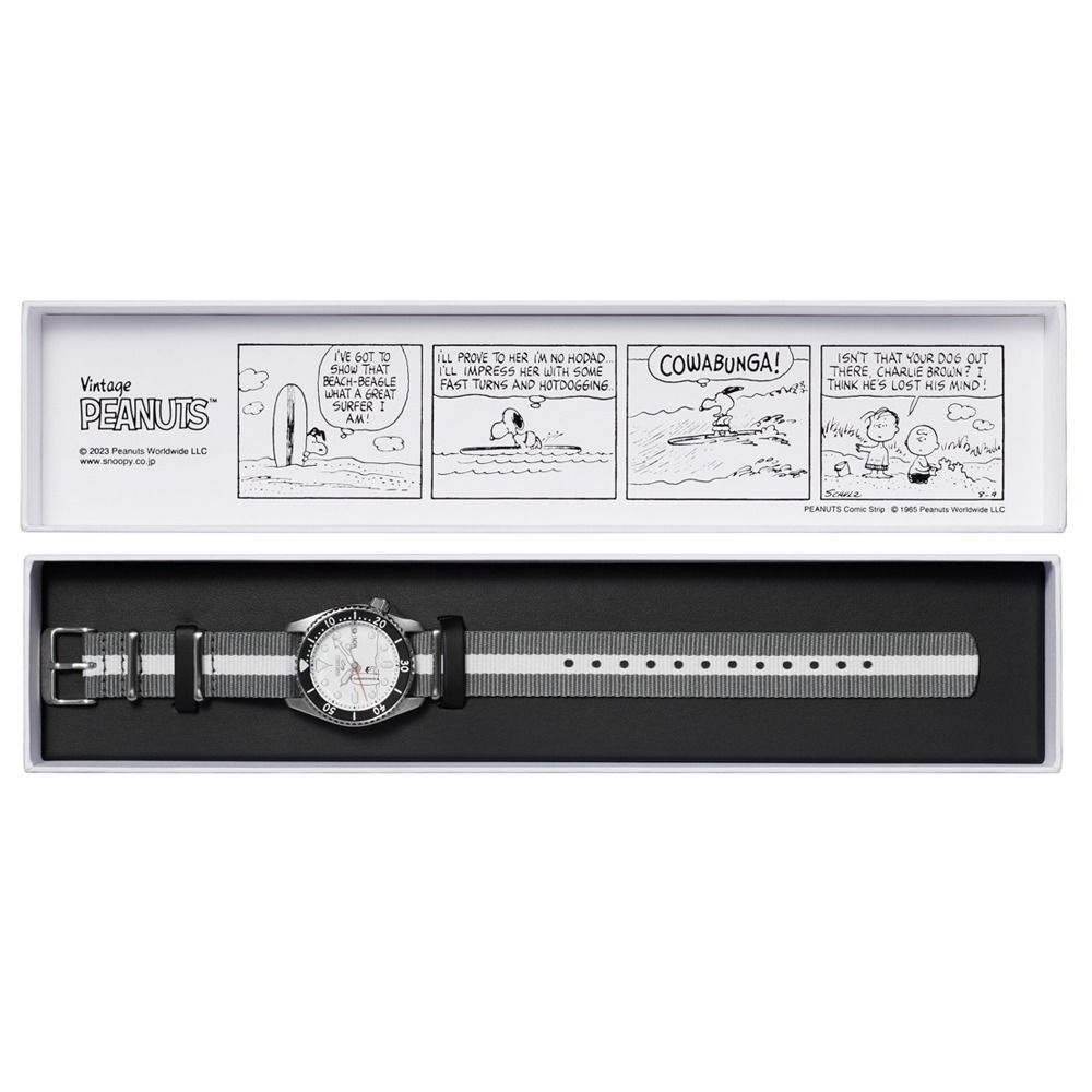Seiko 5 Limited Edition Snoopy Nato Nylon Strap Automatic Watch ...