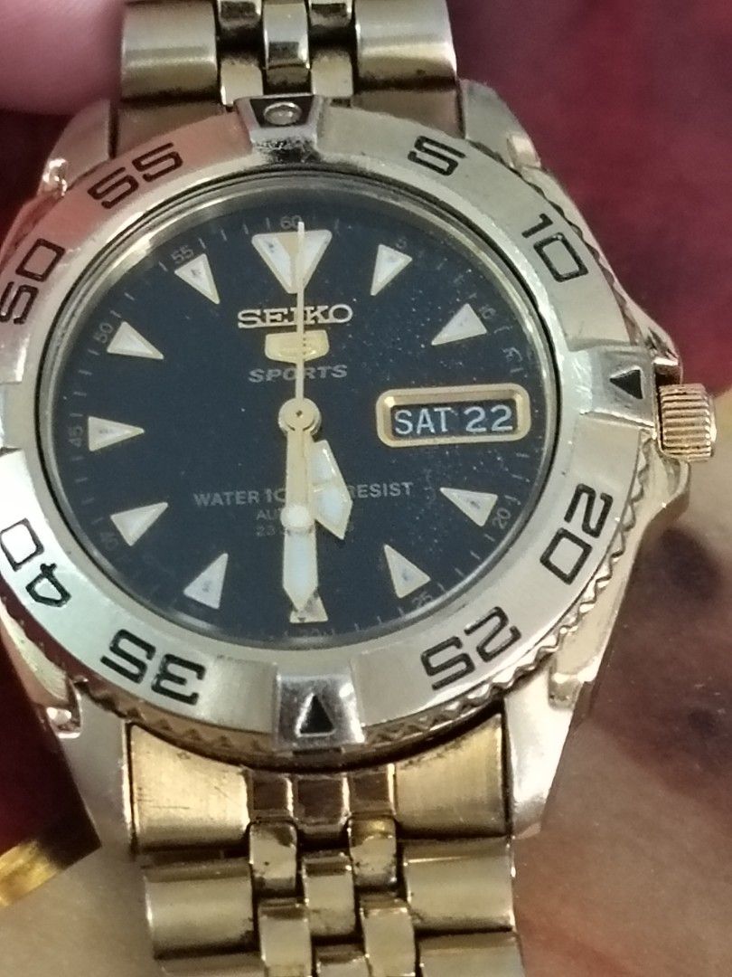 Seiko 5 Sports Gold - Automatic, Men's Fashion, Watches & Accessories ...