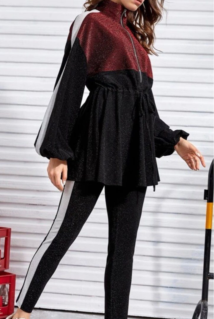 Set top & bottom, Women's Fashion, Activewear on Carousell