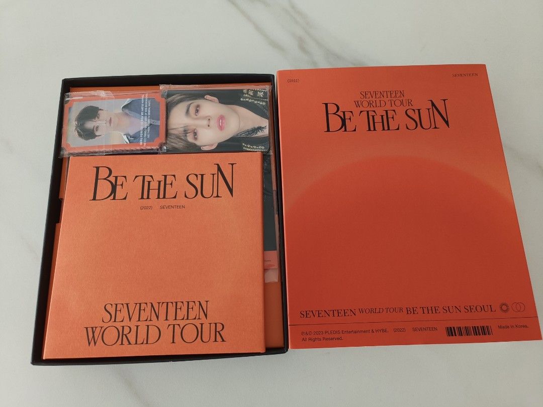 Seventeen DVD World Tour Be The Sun set, Hobbies & Toys, Music & Media ...