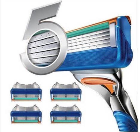 Shaver Set Blade Men Hand Shaver 5-Layer Blade RED2497, Beauty ...
