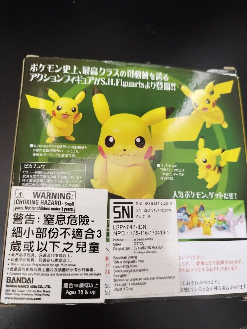 SHF Figuarts pikachu pokemon original, Toys & Collectibles, Mainan di ...
