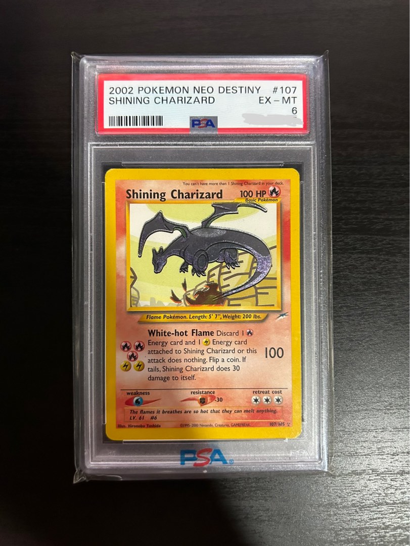 Shining Charizard Neo Destiny PSA 6, Hobbies & Toys, Toys & Games on ...
