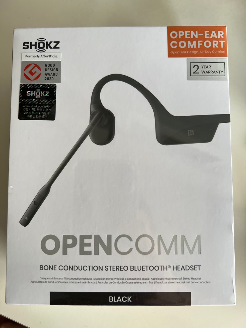 SHOKZ Opencomm - New in package, Audio, Headphones & Headsets on Carousell