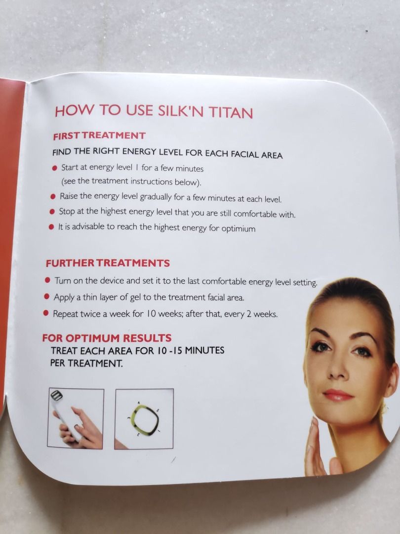 Silk'n Titan Skin Tightening and Lifting, Beauty & Personal Care, Face ...