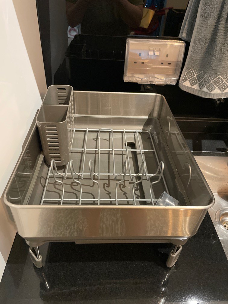Simple human Dish Rack! Good Condition!, TV & Home Appliances, Kitchen ...