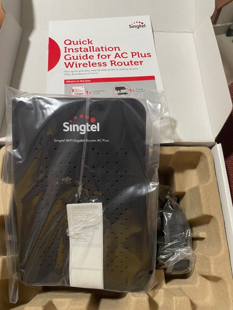 Singtel Wifi Gigabit Router AC Plus, Computers & Tech, Parts ...