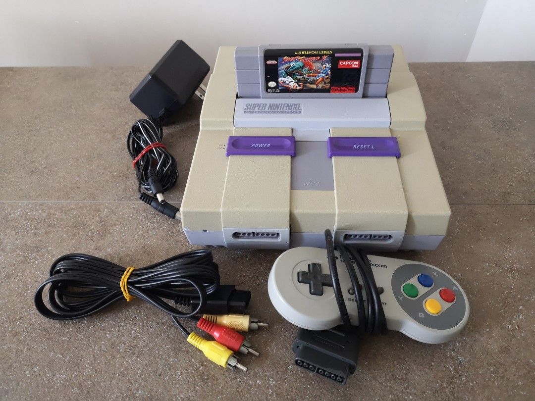 SNES Full Set 美版超任全套 Super Nintendo Entertainment System Super Famicom ...