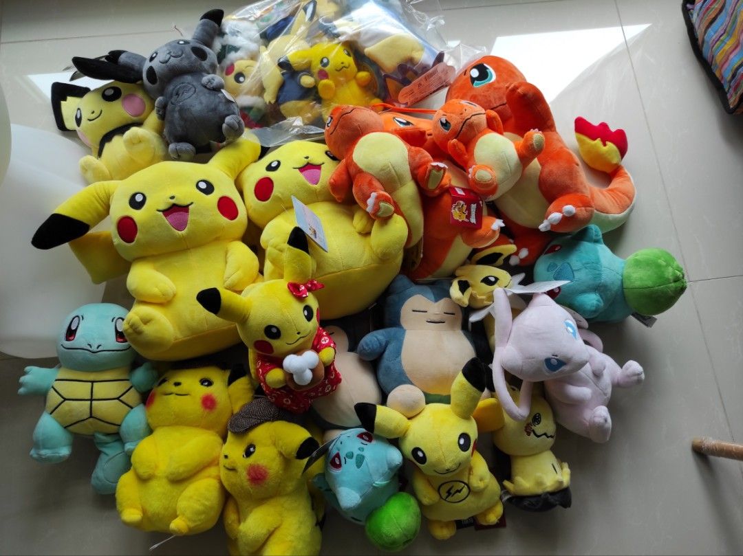 Soft Toys, Pokemon,Care Bears,Disney,Tokidoki,Line,Marvel,Hello Kitty ...