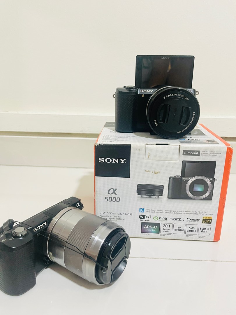 Sony A5000 2-for-1, Photography, Cameras on Carousell