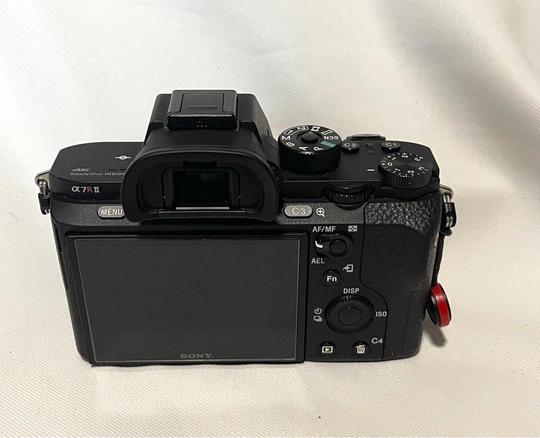 Sony A7Rii Low shutter count 2 battery, Photography, Cameras on Carousell