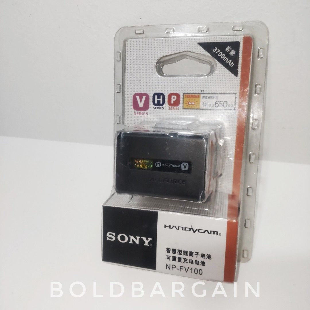 SONY NP-FV100 Rechargeable Battery Pack for SONY Handycam Digital Video ...