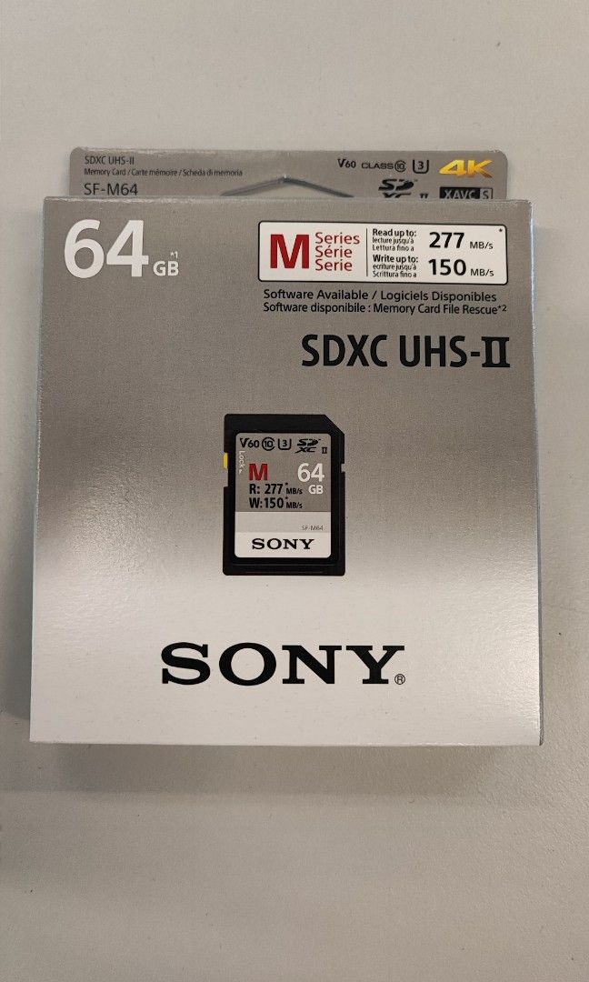 Sony v60 64GB SD Card, Photography, Photography Accessories, Other ...