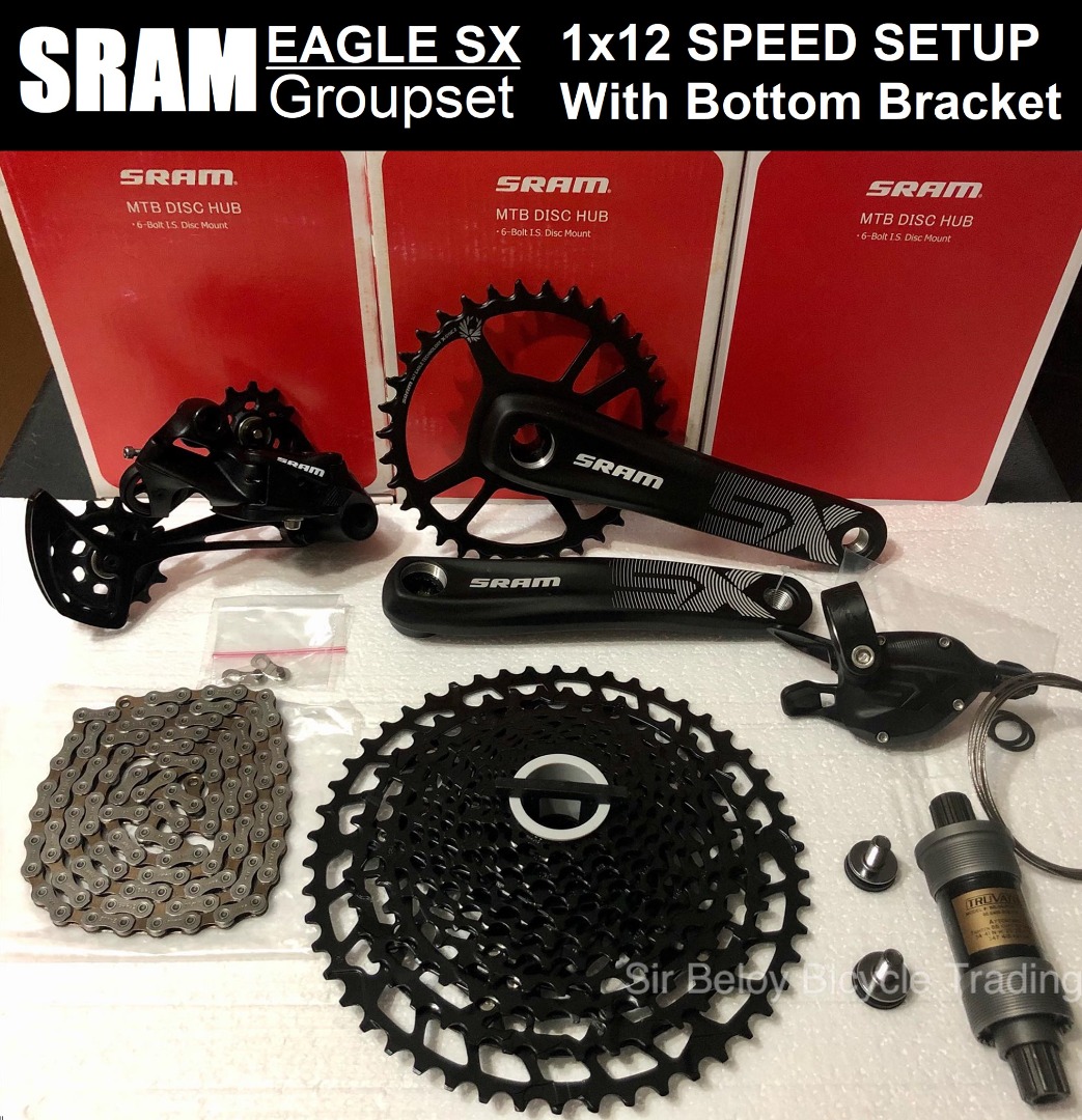 SRAM SX Eagle Groupset 1x12 with Bottom Bracket MTB Groupset on Carousell