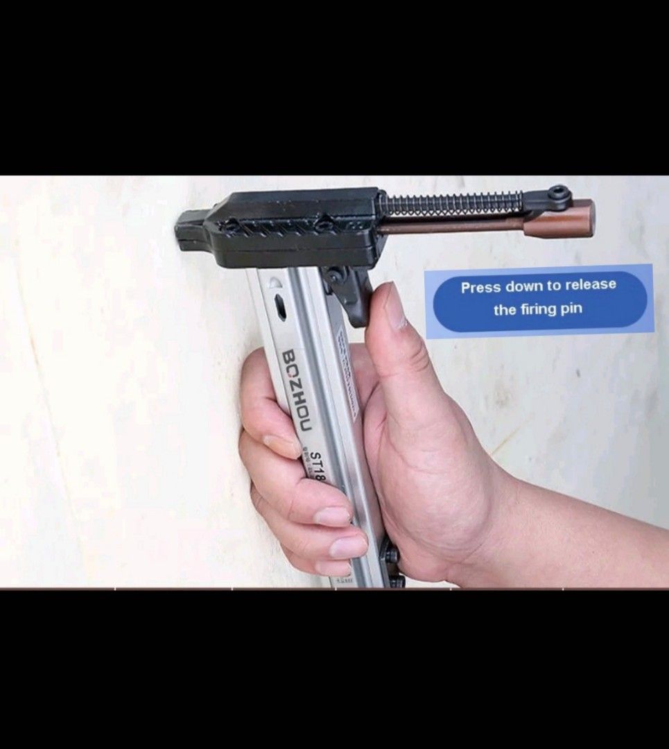 ST 18-B Manual Steel Nail Gun For Cement Concrete wall, Beauty ...