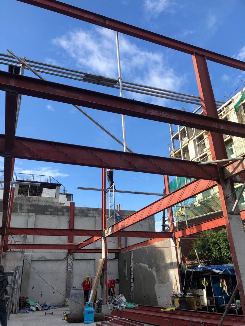 Steel structural construction, Commercial & Industrial, Construction ...