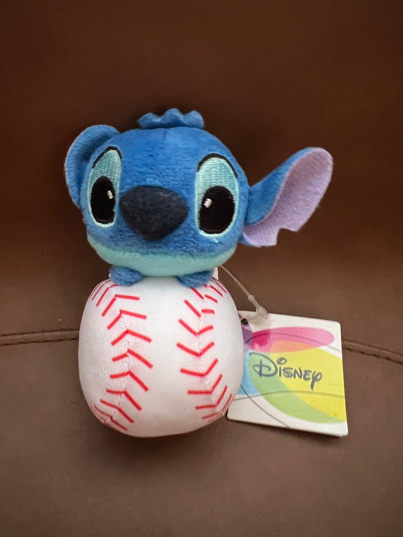 Stitch and baseball keychain, Hobbies & Toys, Toys & Games on Carousell