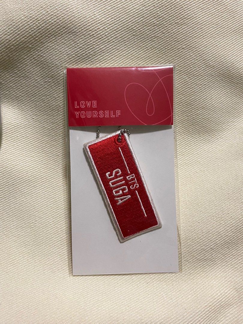 [BTS] SUGA Name Tag, Hobbies & Toys, Memorabilia & Collectibles, K-Wave ...