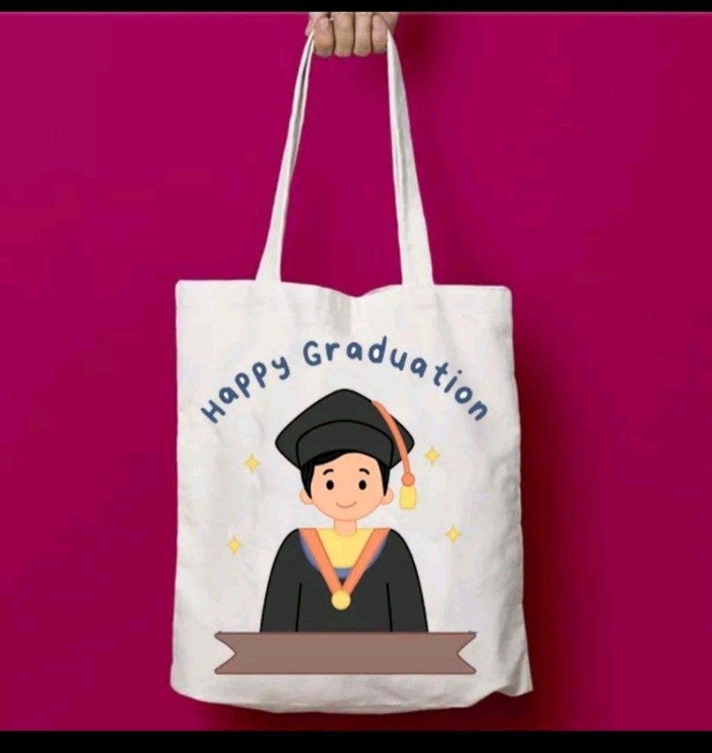 Tas happy graduation tas wisuda tote bag happy graduation tote bag ...