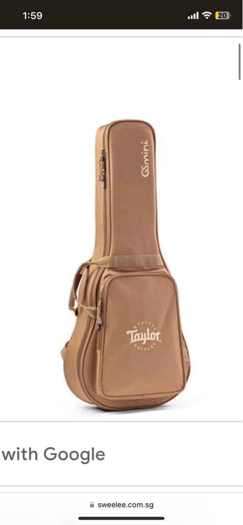 Taylor GS Mini acoustic guitar with case, Hobbies & Toys, Music & Media ...
