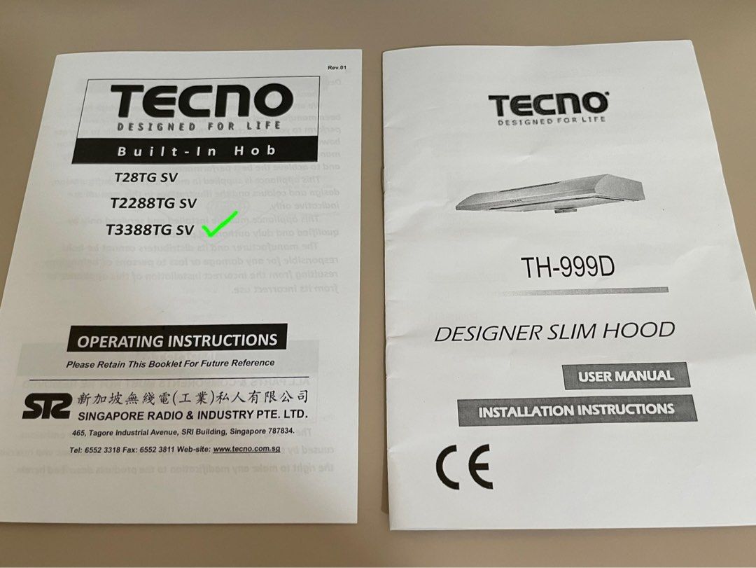 Tecno hob and hood, TV & Home Appliances, Kitchen Appliances, Hobs ...