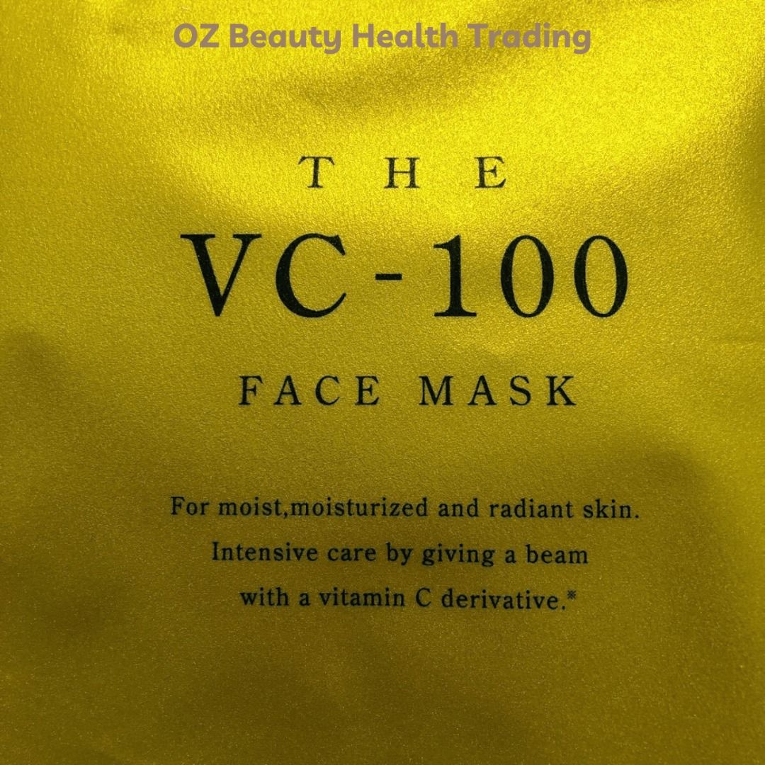 The VC-100 Face Mask 360ml (30 sheets)/ Made in Japan/ For Moist, Radiant Skin With A Vitamin C ...