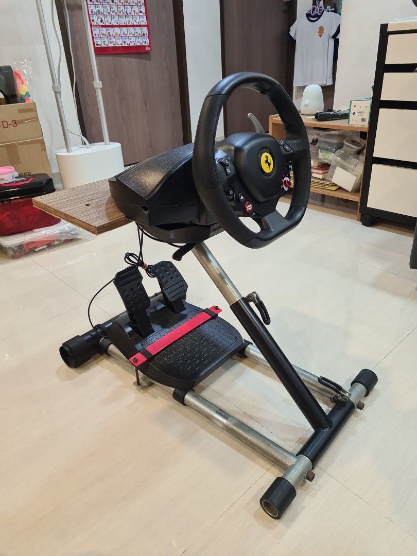 Thrustmaster T80 steering wheel with stand, Video Gaming, Video Games ...