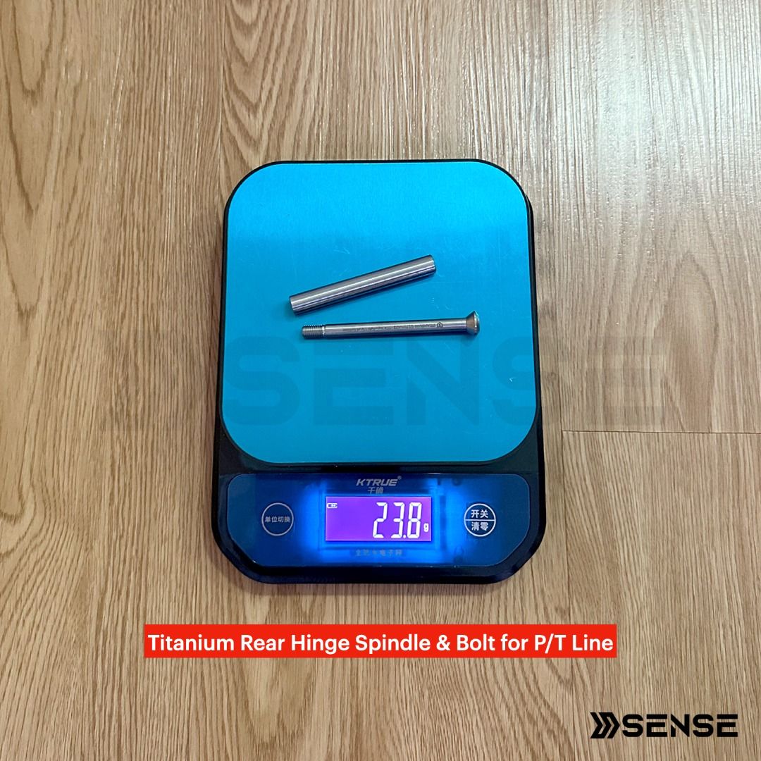 Titanium Rear Hinge Spindle for Brompton P/T Line, Sports Equipment ...