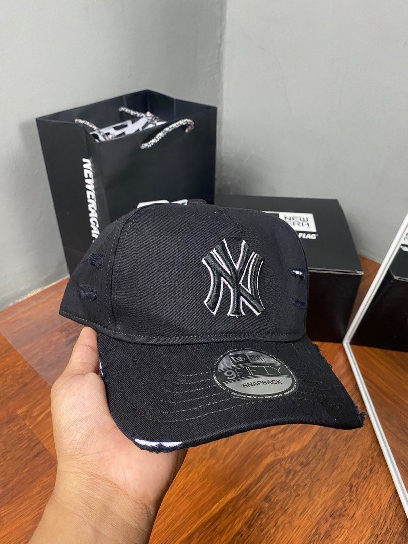 Topi Baseball MLB Caps New era logo NY 940AF cotton DAMAGE topi MLB ...