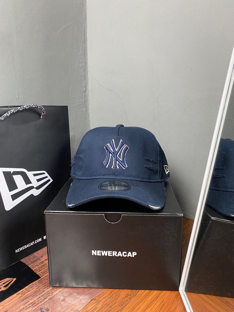 Topi Baseball MLB Caps New era Hat logo NY 940AF Yankees cotton DAMAGE ...