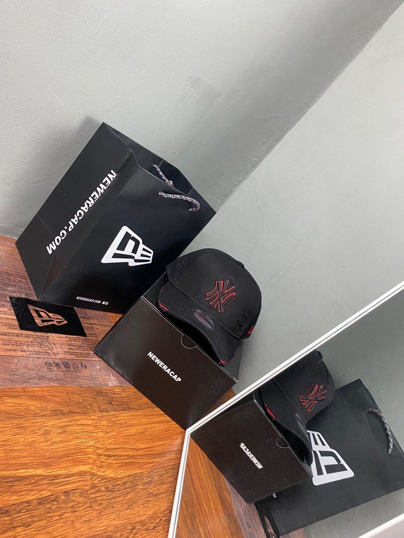 Topi Baseball MLB Caps New era Hat logo NY 940AF cotton damage topi MLB ...