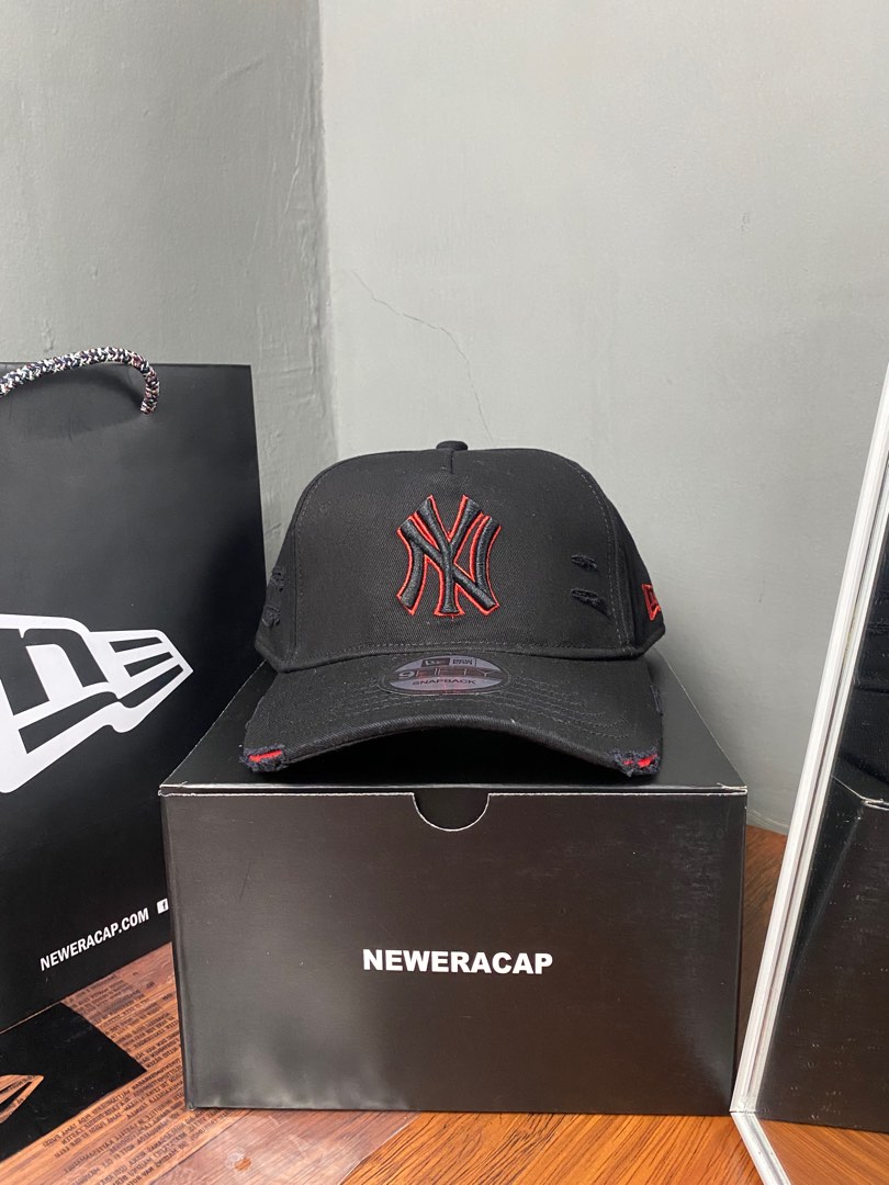 Topi Baseball MLB Caps New era Hat logo NY 940AF cotton damage topi MLB ...