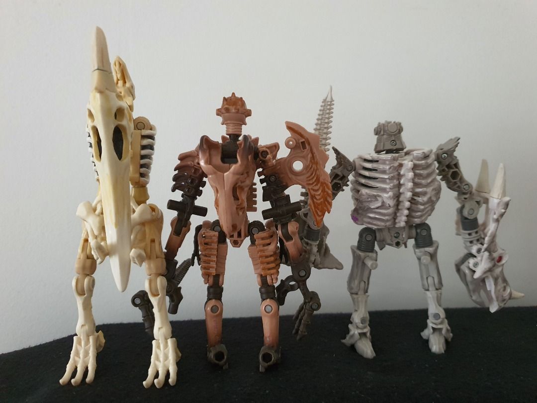 Transformers Kingdom Fossilizers Paleotrex, Ractonite and Wingfinger ...