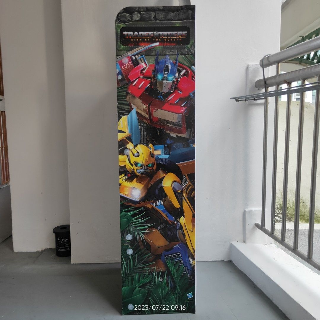 Transformers: Rise of the Beasts Cardboard Shelf Stand (2023 Hasbro ...