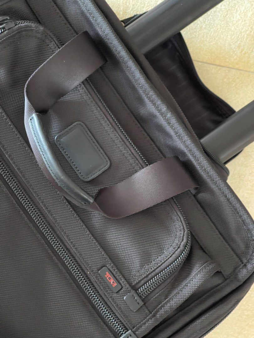 Tumi alpha roller wheeled briefcase luggage bag cabin sized, Men's ...