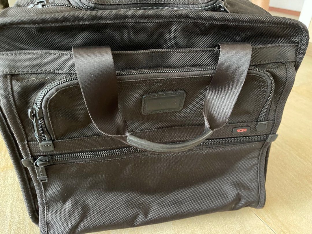 Tumi alpha roller wheeled briefcase luggage bag cabin sized, Men's ...