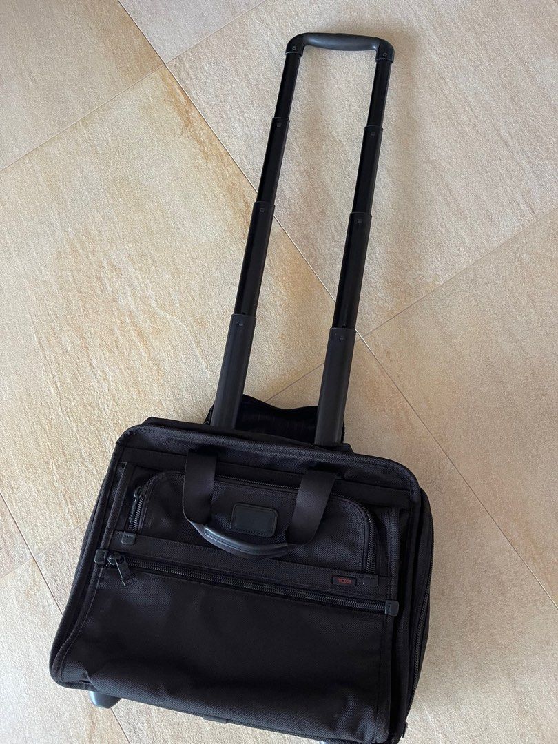 Tumi alpha roller wheeled briefcase luggage bag cabin sized, Men's ...