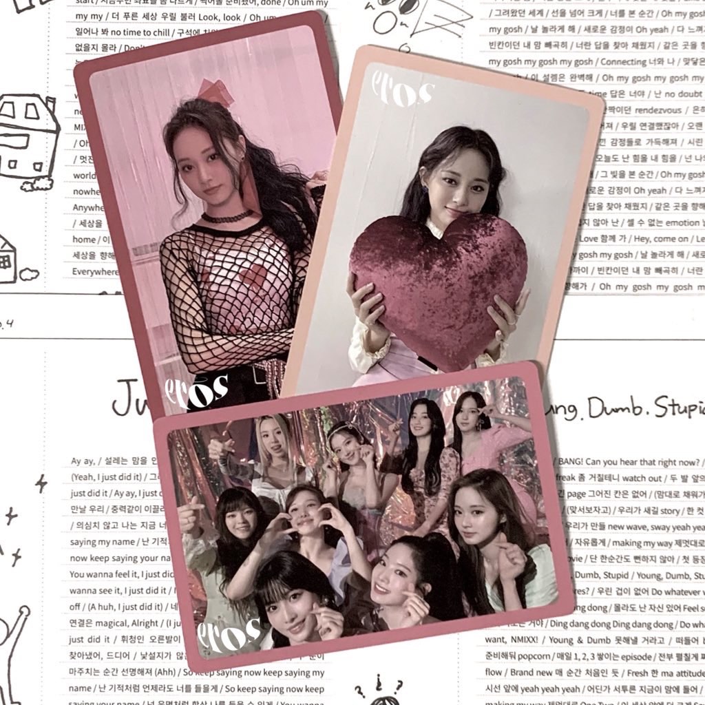 Twice photocard set on Carousell